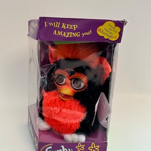 1999 Generation 6 Tangerine Tart the Orange and Black Furby Factory ...