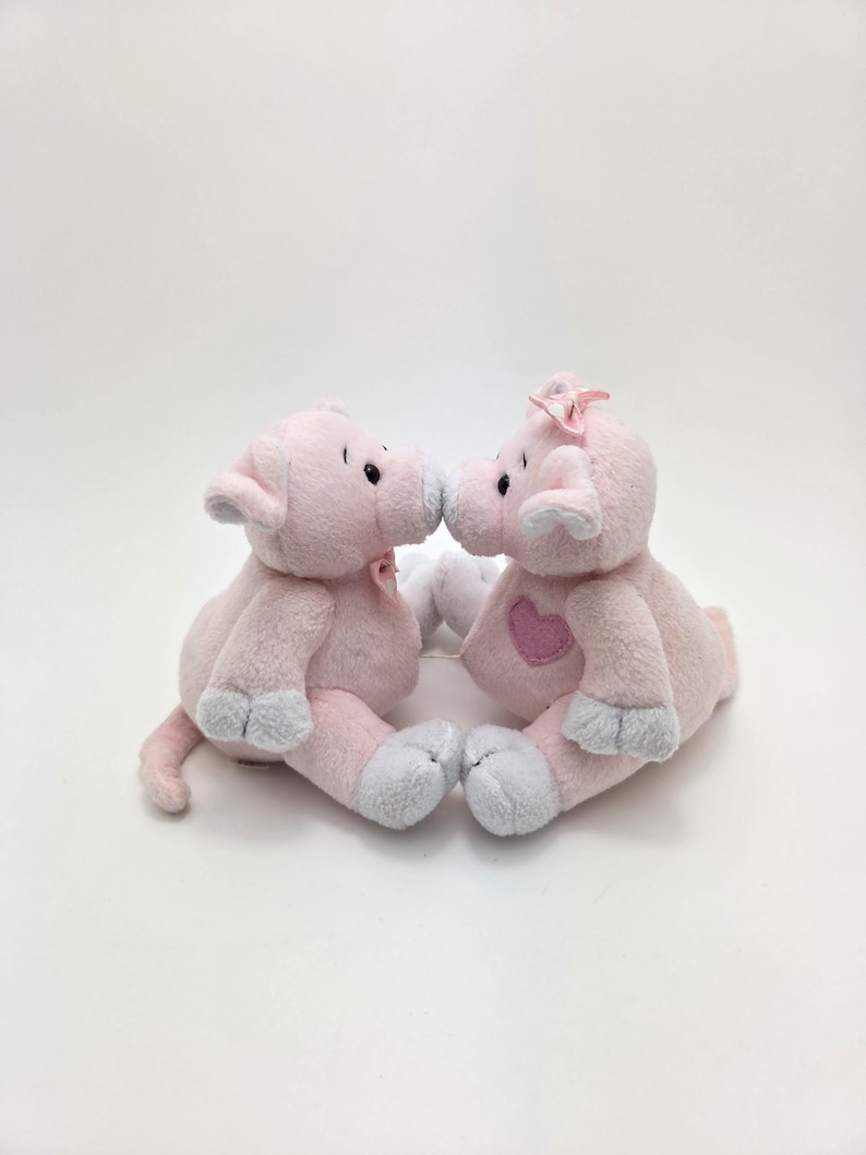 Vintage Ganz Passion Pigs Kissing Pigs Vintage Rare, Ganz Plush (6 Inch ...