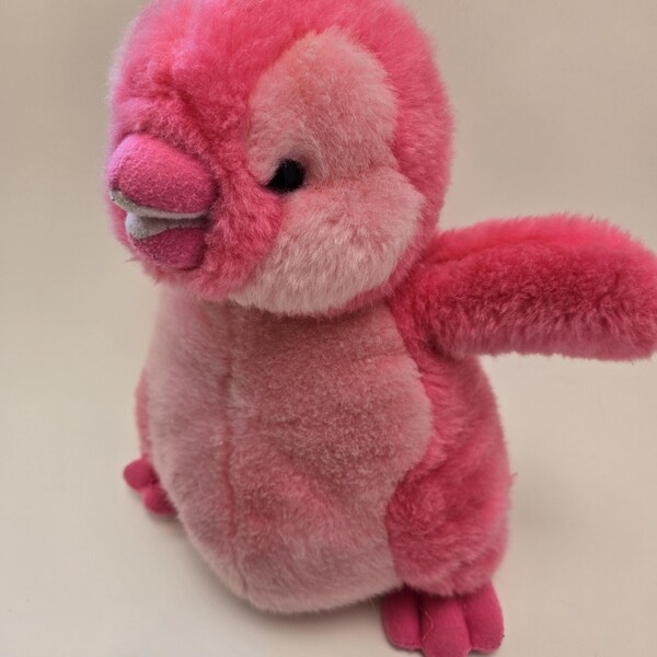 Pink Penguin Plush - Etsy
