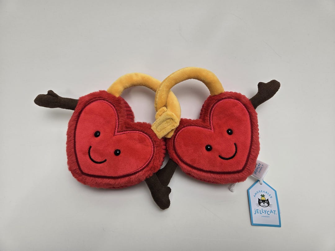 Jellycat Val & Tina Love Locks Plush Collectible, New With Tags (8 Inch ...