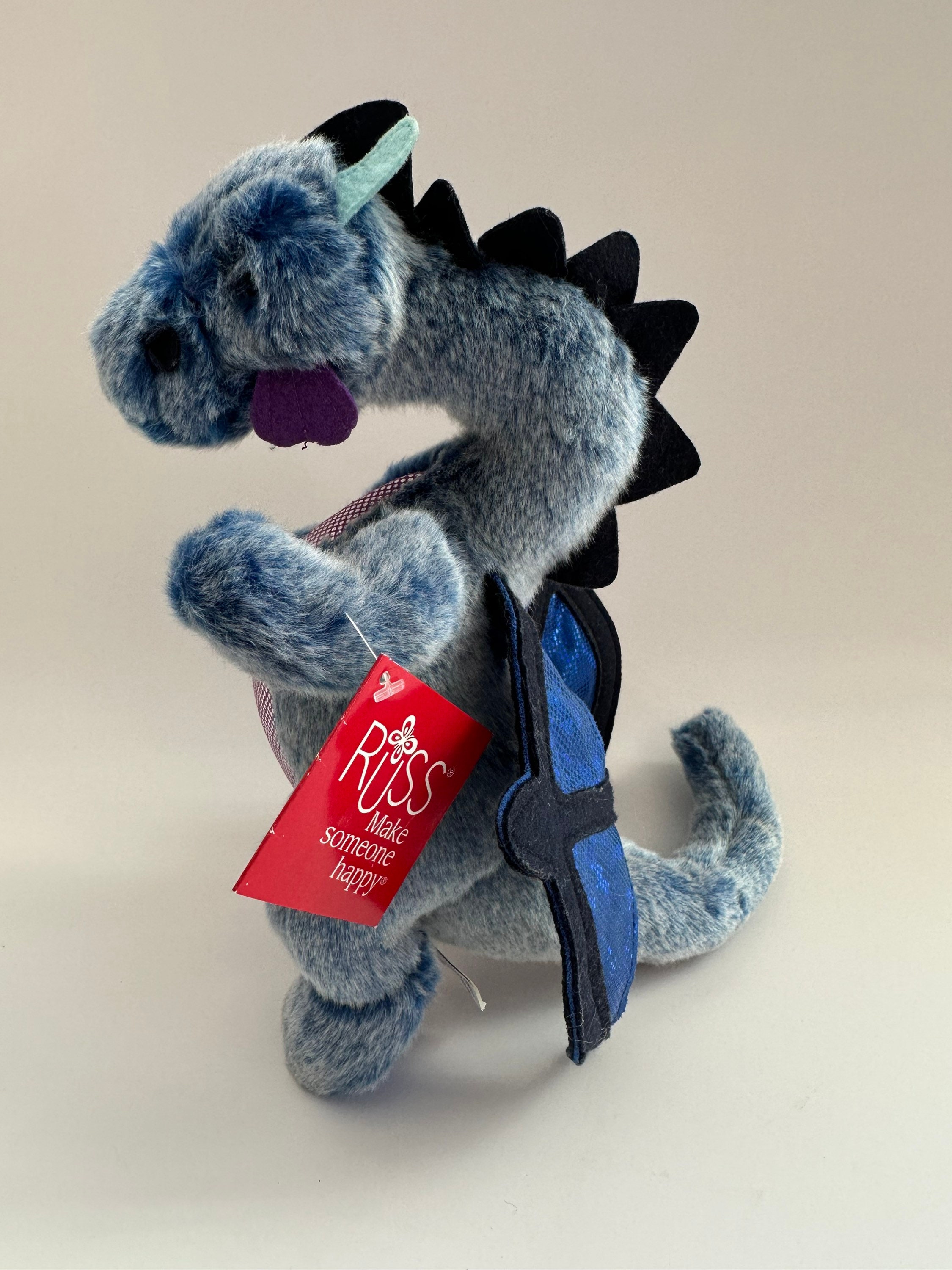 Adorable Russ Blue Dragon Like New Condition With Hang Tag - Etsy