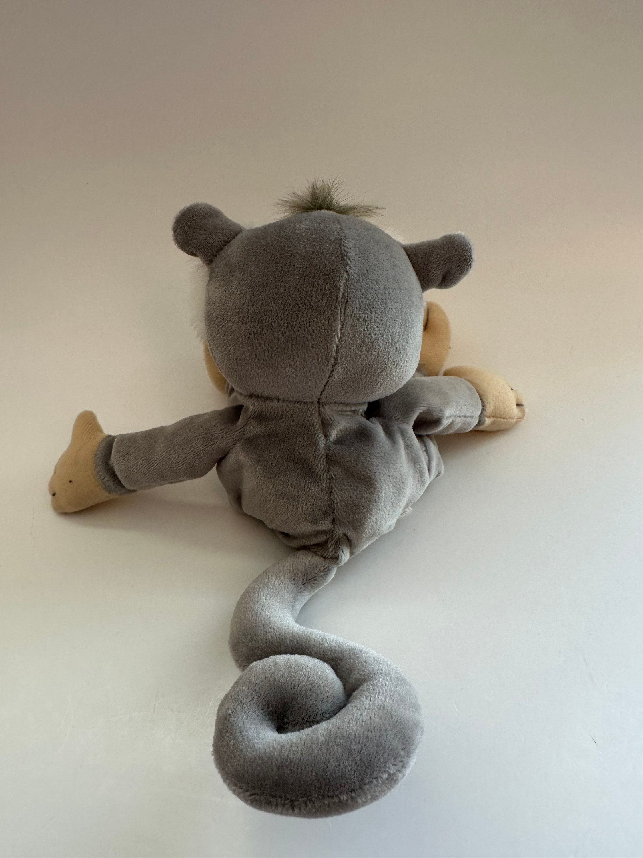 1998 Precious Moments Tender Tails Grey Monkey Plush Velcro - Etsy