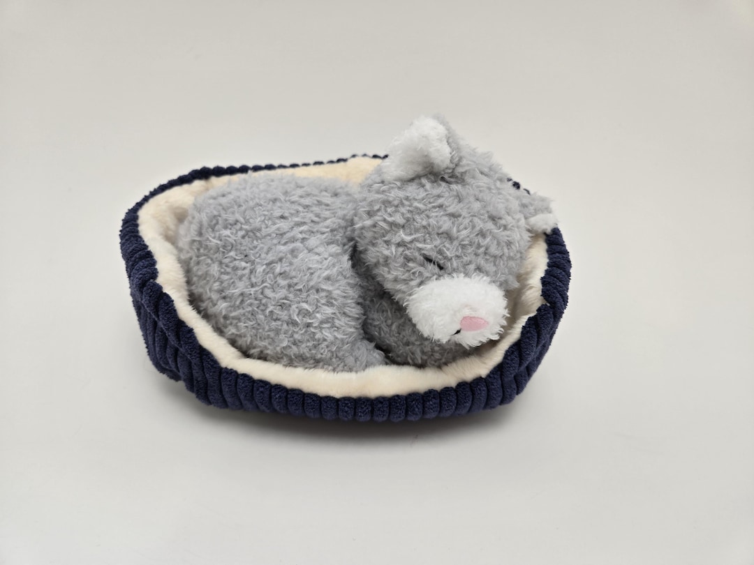 Jellycat Napping Nipper Cat With Basket Plush New With Tags Collectible ...