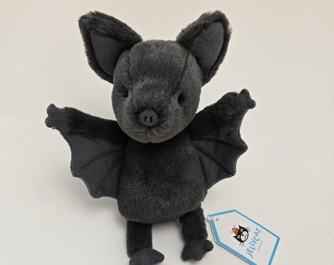 Jellycat Ooky Bat Plush Halloween Mint New With Tags Rare Limited (5 ...