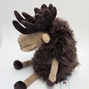 Jellycat Merrick Moose Plush New With Tags Collectible Rare Retired (12 ...