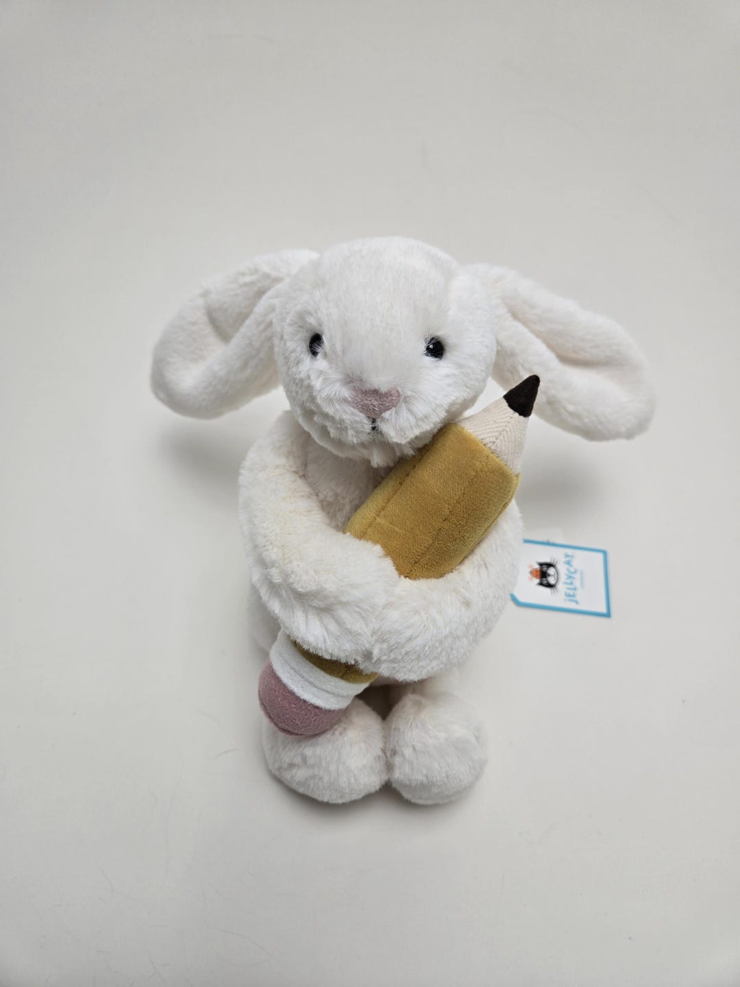 Jellycat Bashful Bunny With Pencil Collectible New With Tags Rare! (8 ...