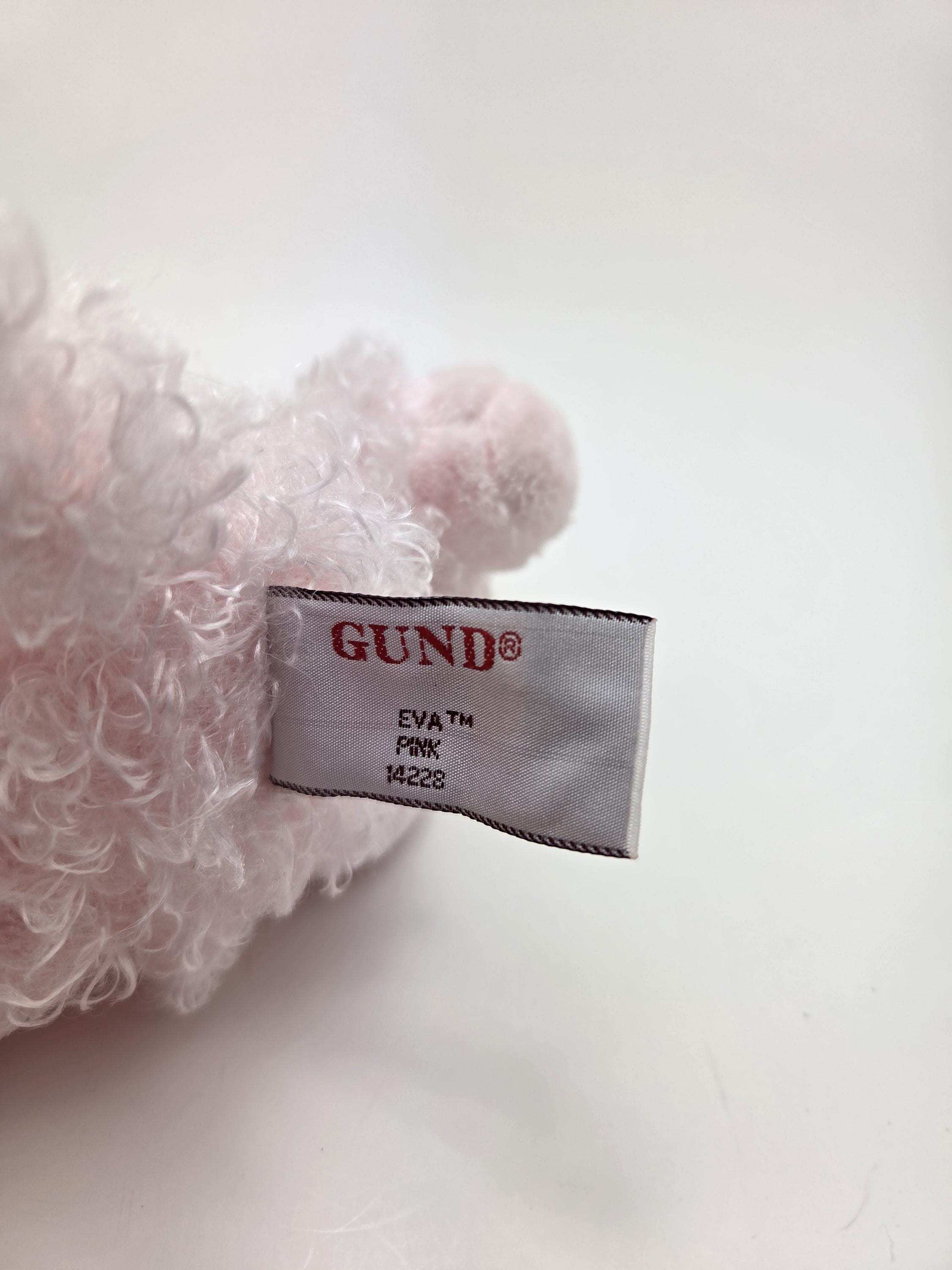 Gund Eva the Pink Poodle Plush, Vintage Collectible! New Without Tag (8 ...