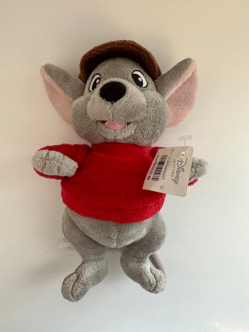 Disney Vintage Plush Bernard the Mouse From the Rescuers New - Etsy