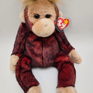 Ty Beanie Buddy Monkeys - Monkey Beanie Buddies (8 Inch) Vintage ...