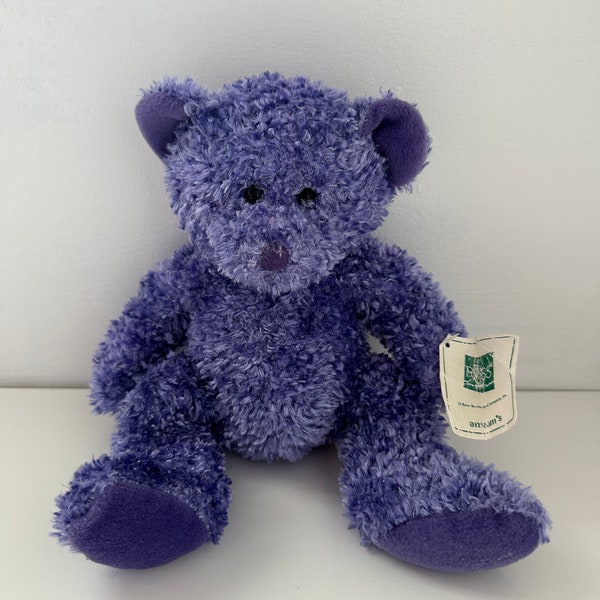 Violet Teddy Bear - Etsy