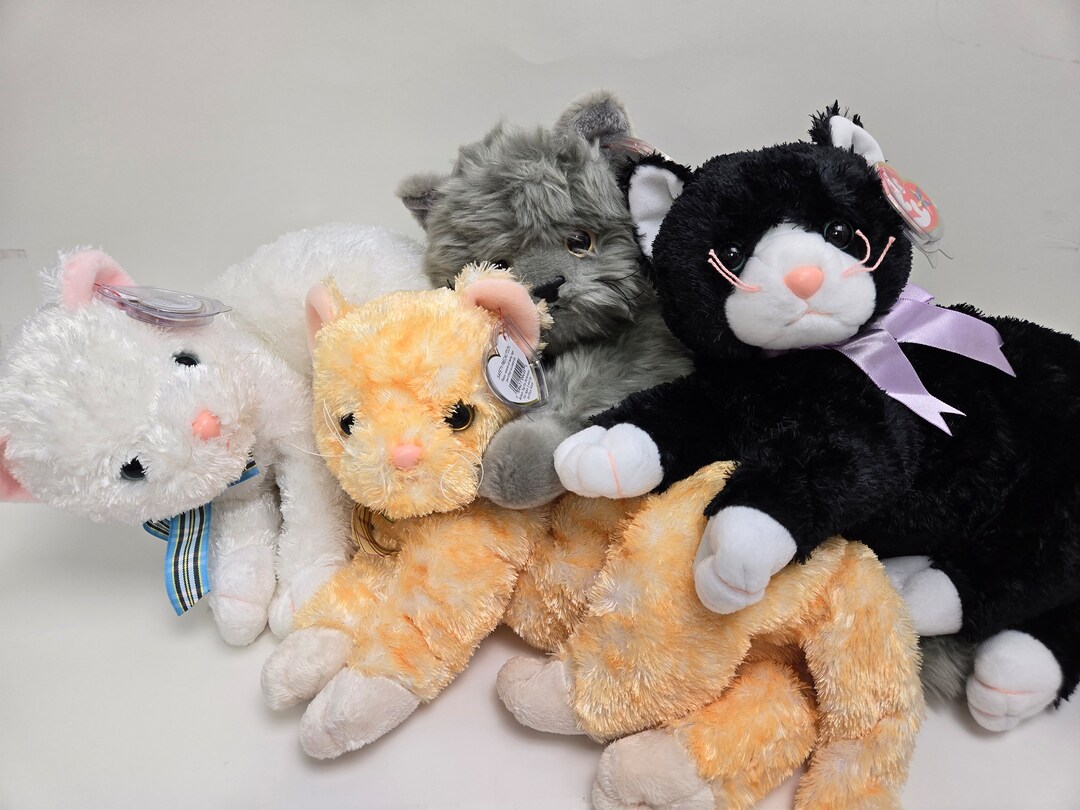Ty Beanie Buddy Cats - Cat Beanie Buddies (13 Inch) Vintage Beanies - Etsy