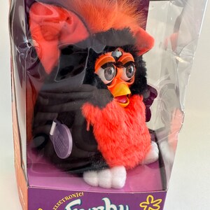 1999 Generation 6 Tangerine Tart the Orange and Black Furby Factory ...