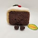 Jellycat Amuseable Slice of Christmas Cake Collectible New With Tags 5 ...