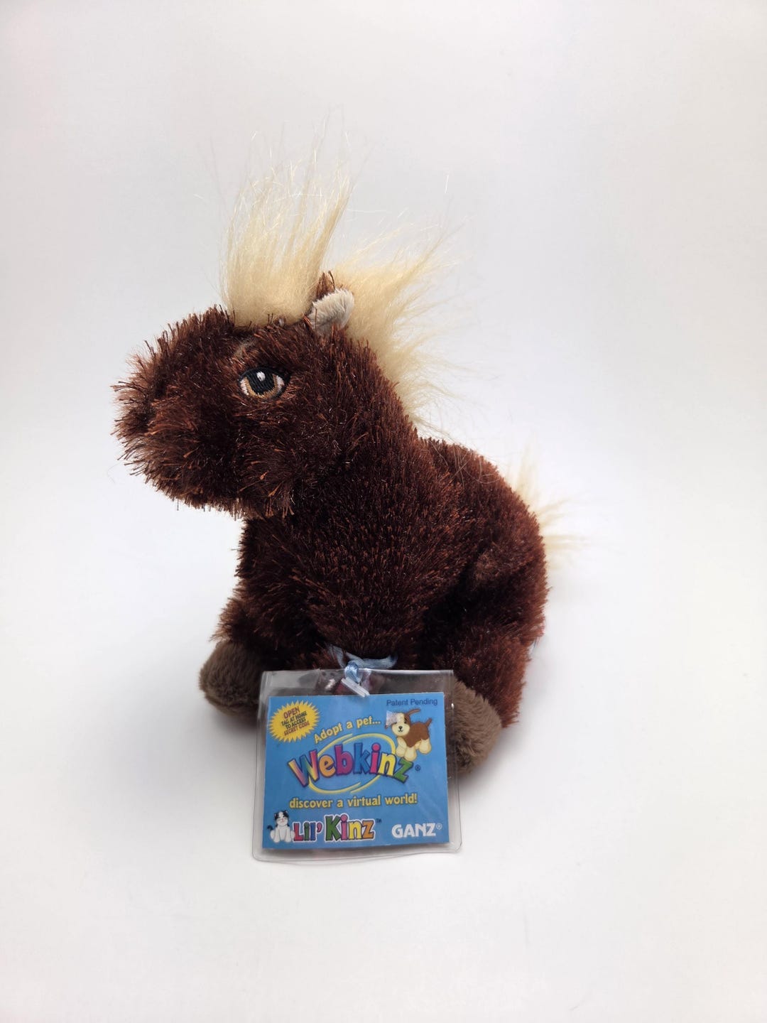 Vintage Webkinz Lil Kinz Horse Plush With Tag/code, Ganz Plush (6 Inch ...