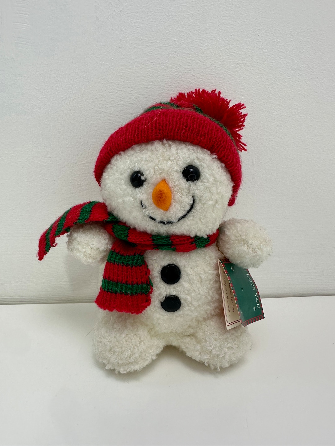 Ganz Friendly Snowman Plush 1998, Vintage Collectible Snowman! (7 Inch ...
