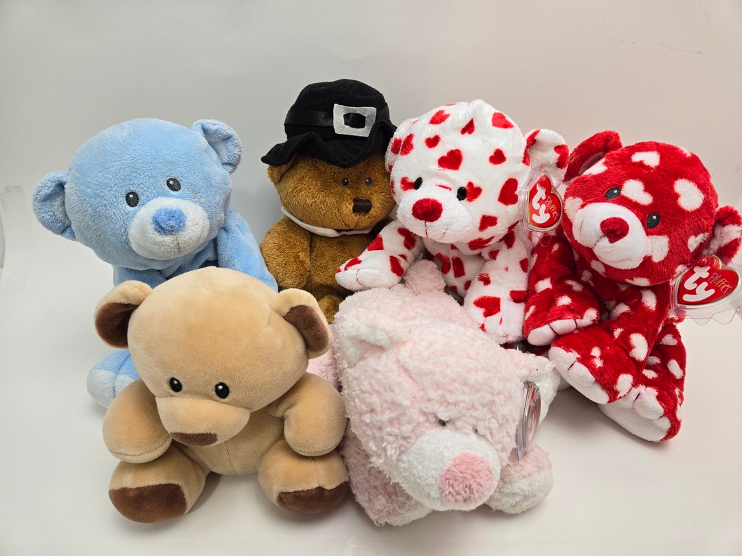 Ty Pluffies Bears - Ty Beanie Babies Pluffies Collection (6 Inch ...