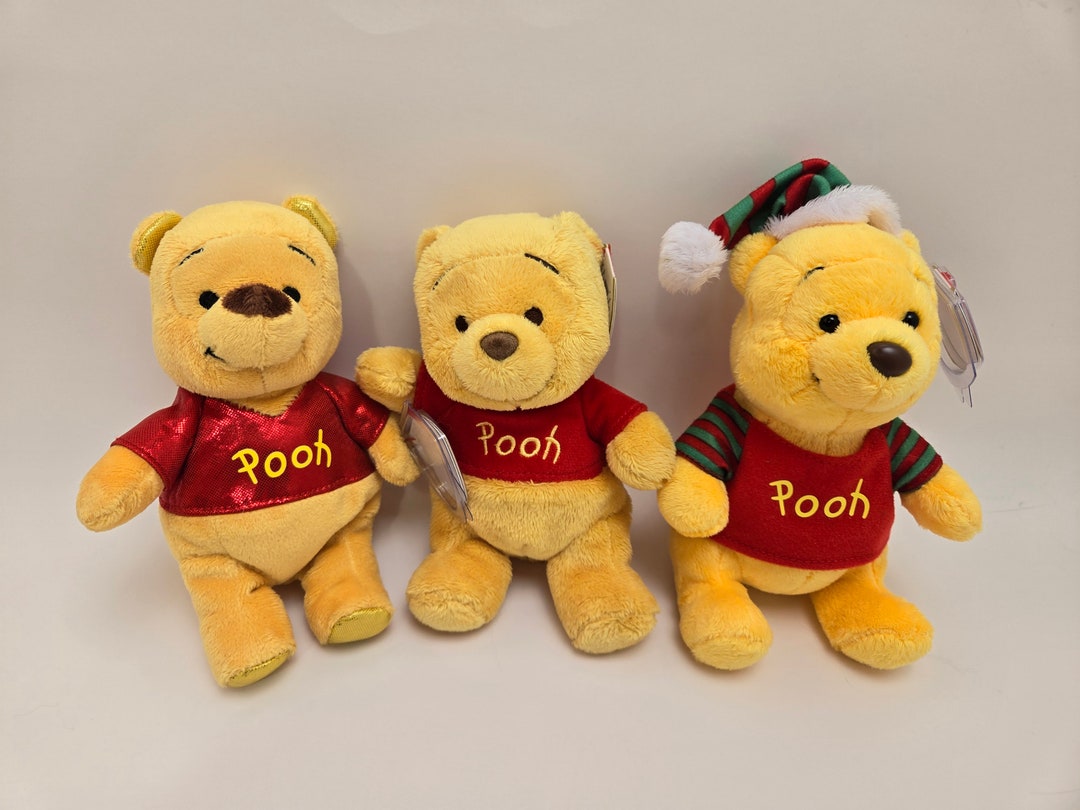Ty Beanie Babies - Winnie the Pooh Beanies! (6 Inch) Vintage Beanies - Etsy