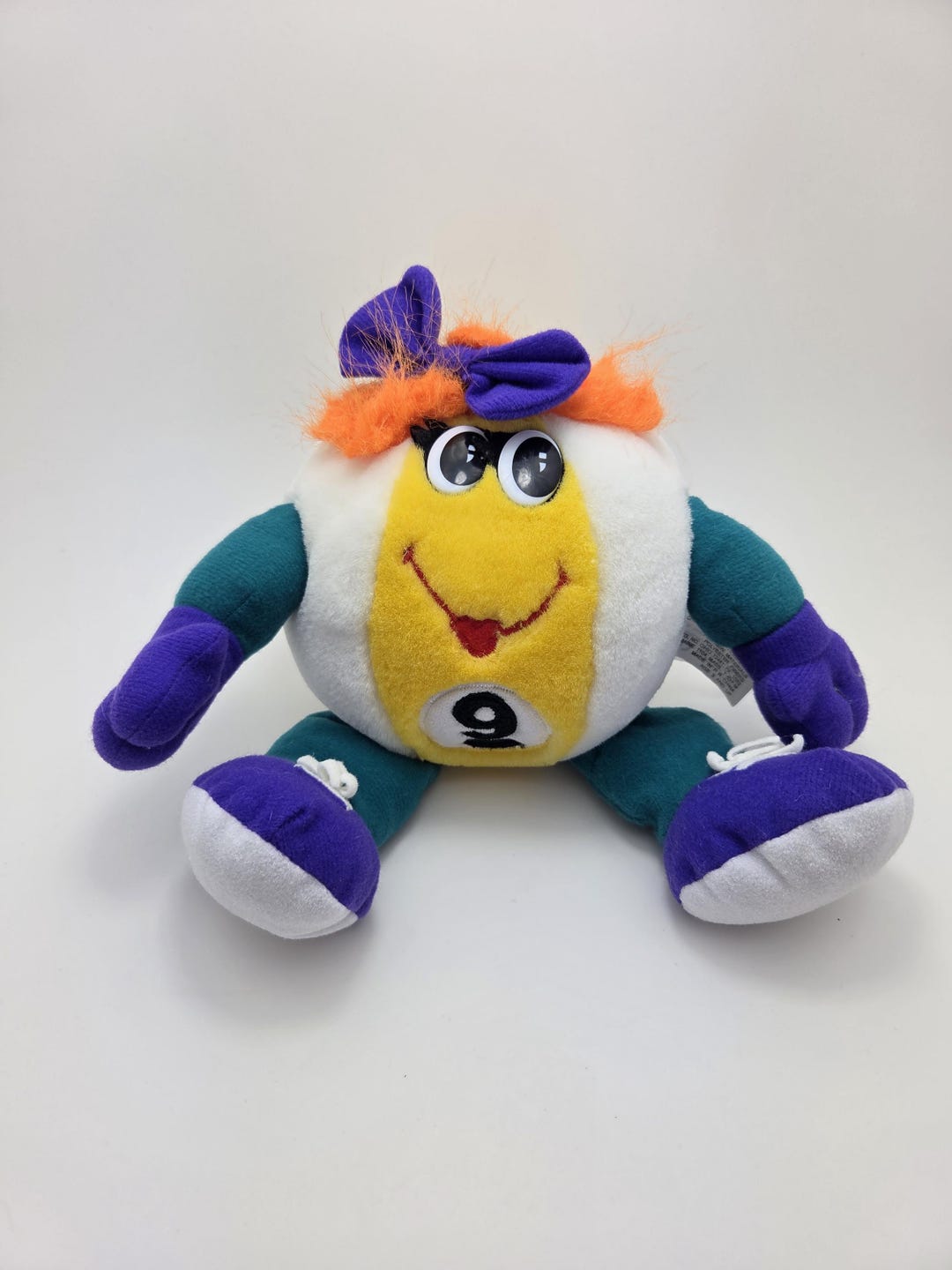Vintage Dufferin Pool Billiard Ball Plush, Vintage Collectible! (10 ...
