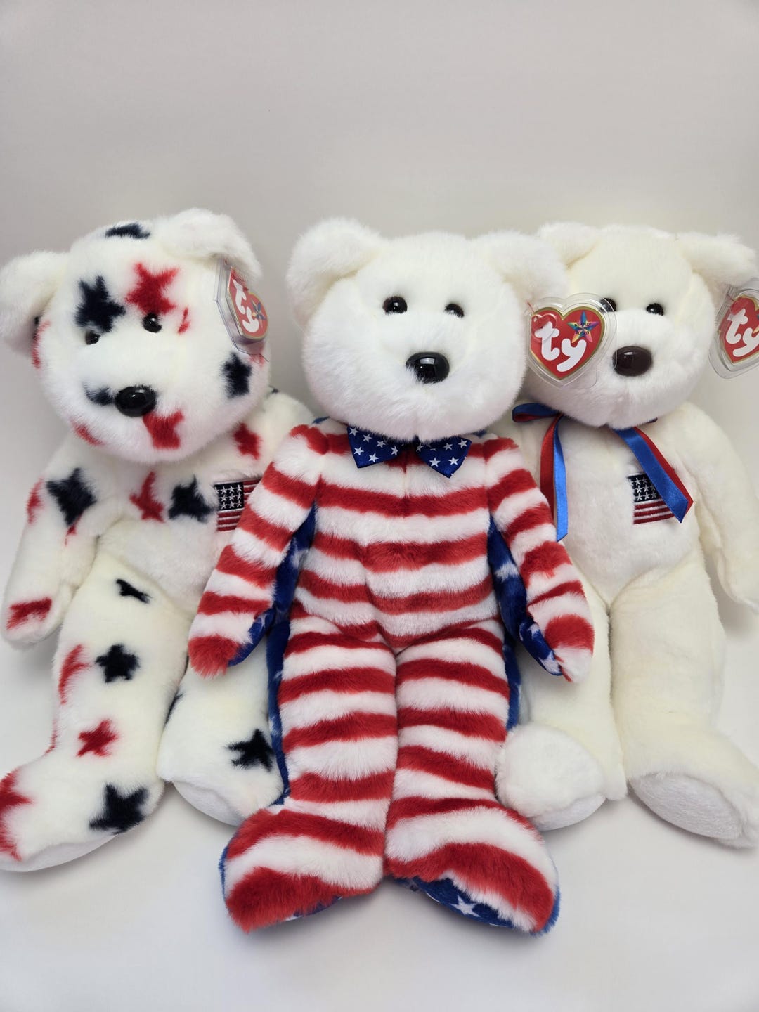 Ty Beanie Buddies - USA America Bears - Ty Beanie Buddy (12 Inch) - Etsy