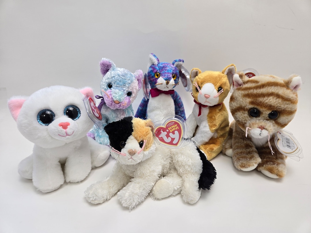 Ty Beanie Baby Cats - Cat Beanie Babies (5 Inch) Vintage Beanies - Etsy