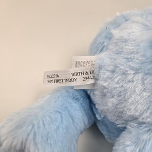 Baby Gund "my First Teddy" the Blue Teddy Bear! Vintage Collectible ...