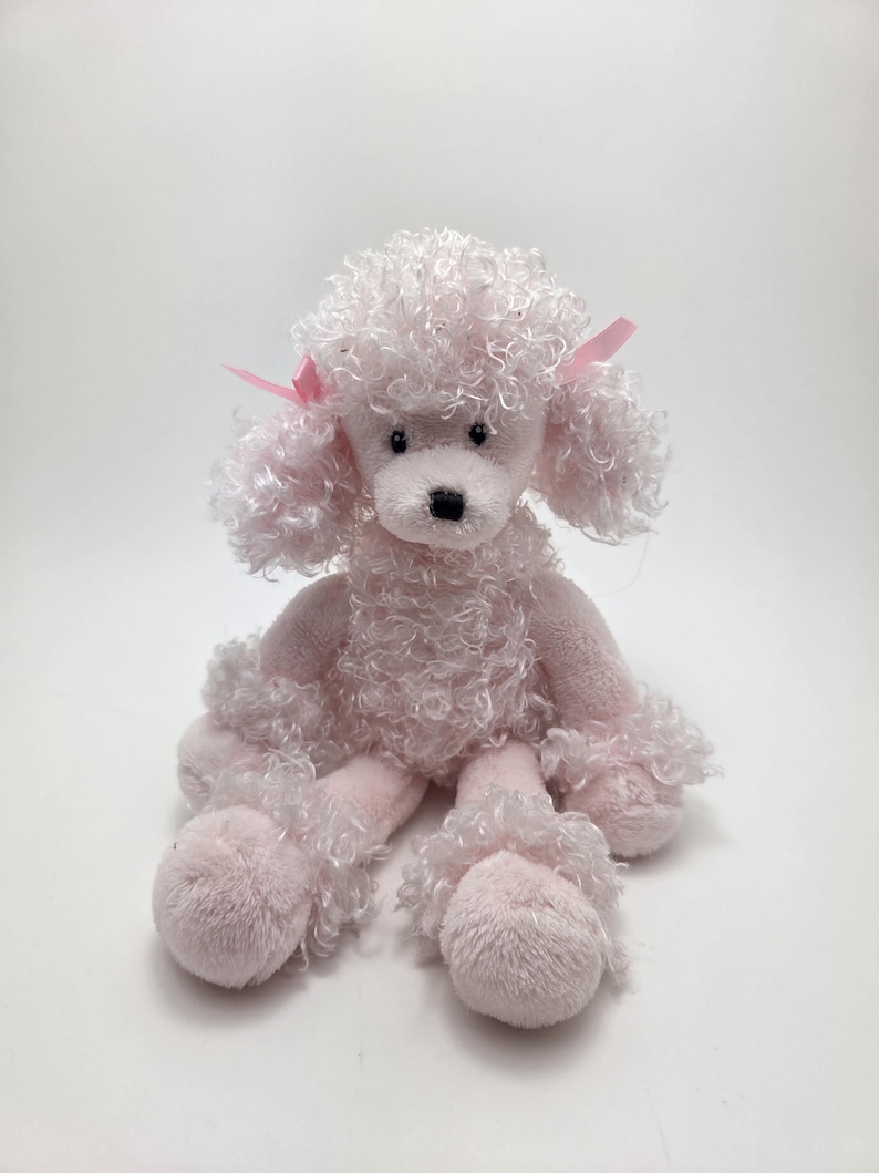 Gund Eva the Pink Poodle Plush, Vintage Collectible! New Without Tag (8 ...