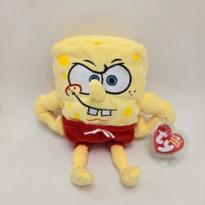 Ty Beanie Babies - Spongebob Squarepants Characters! (8 Inch) Vintage Beanies - Etsy