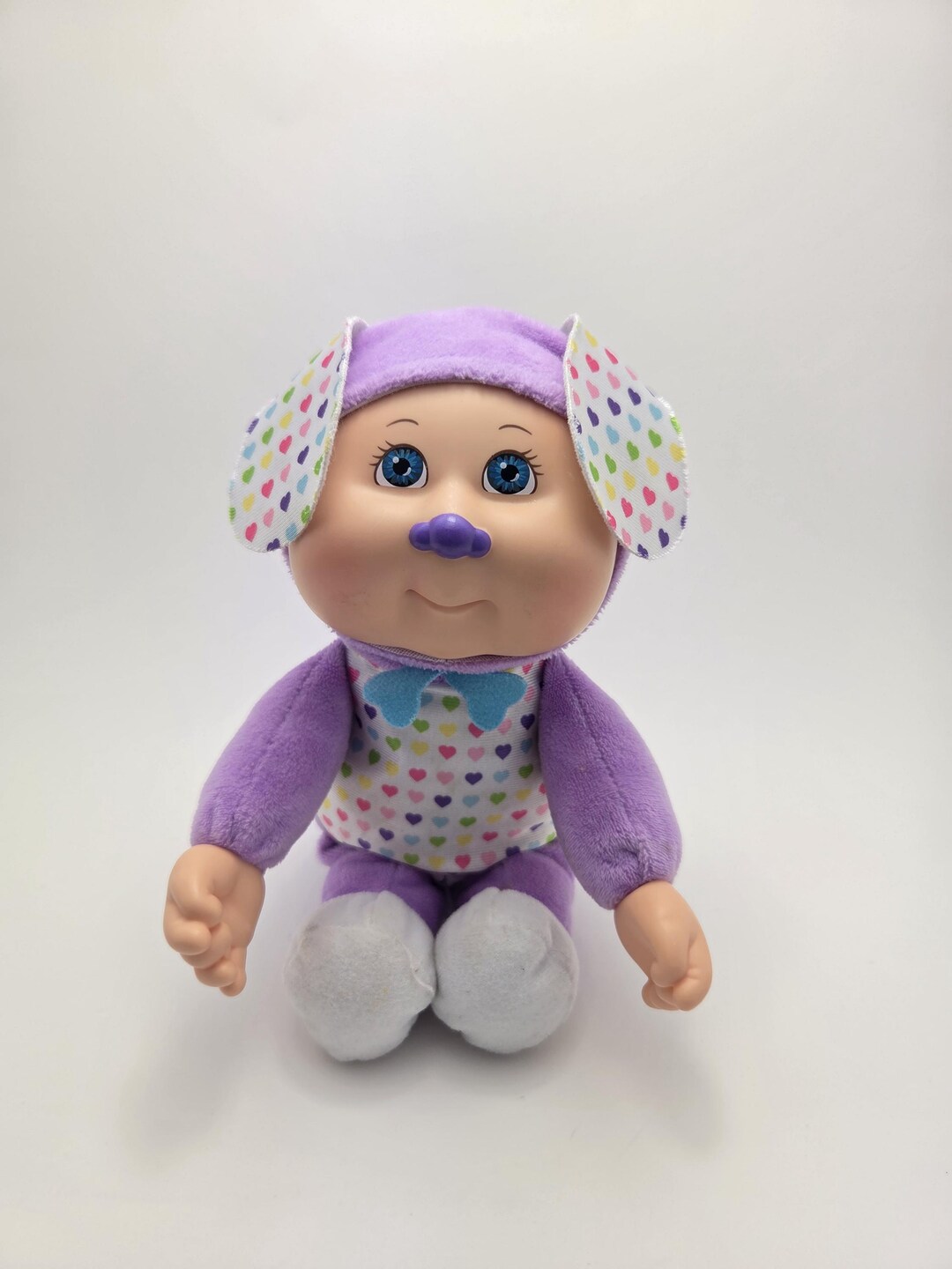 Cabbage Patch Kids Sadie Purple Puppy Dog Vintage Collectible (8 Inch ...