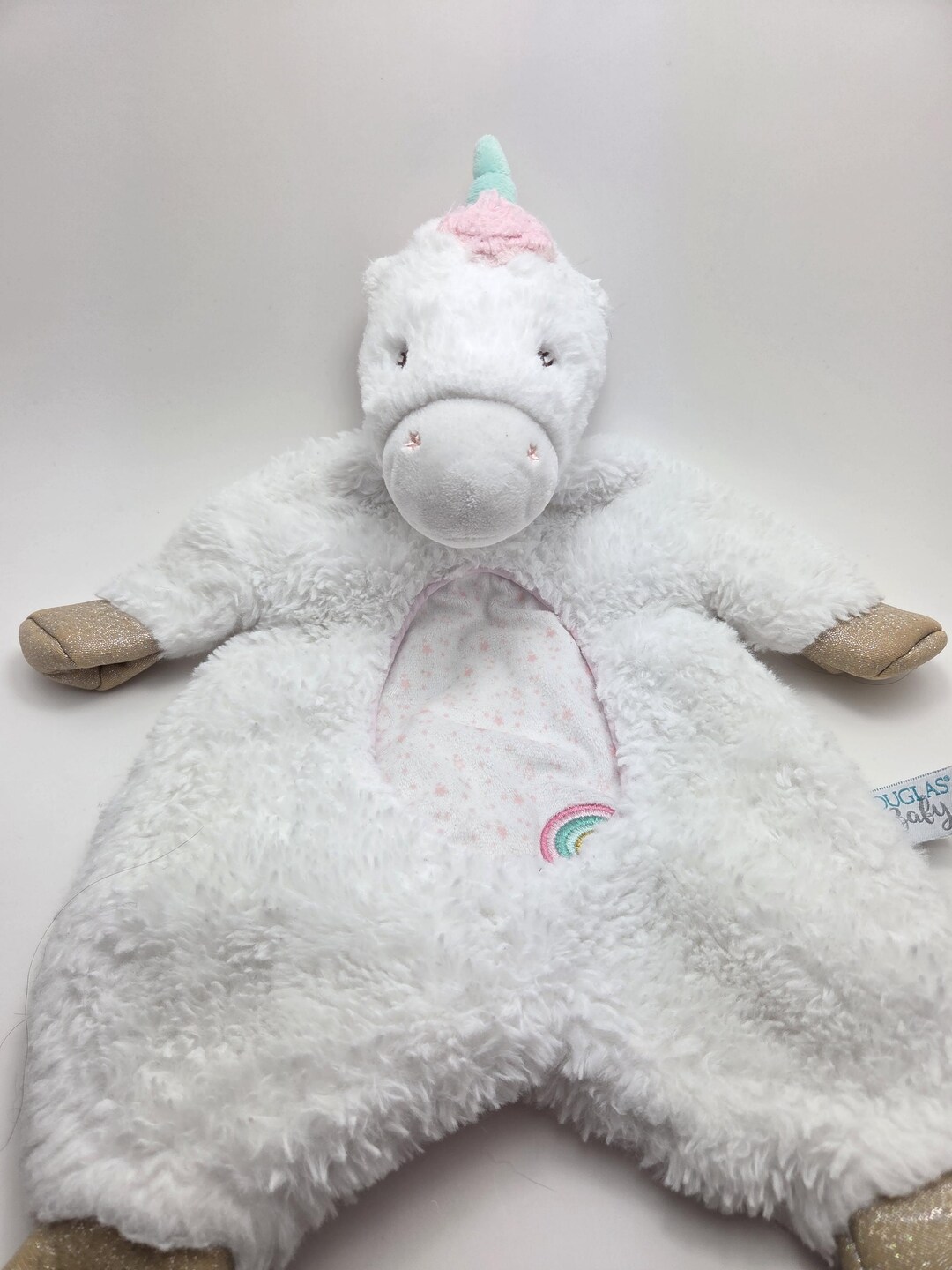 Douglas Baby Emilie Sshlumpie Plush Lovey Blanket Flat Stuffed Animal ...