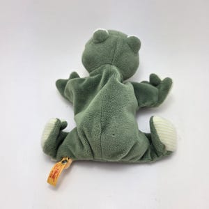 Steiff Frog Bean Bag Plush, Frog Stuffed Animal, Vintage Collectible ...