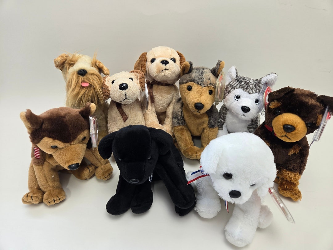 Ty Beanie Baby Dogs - Dog Beanie Babies (6 Inch) Vintage Beanies - Etsy
