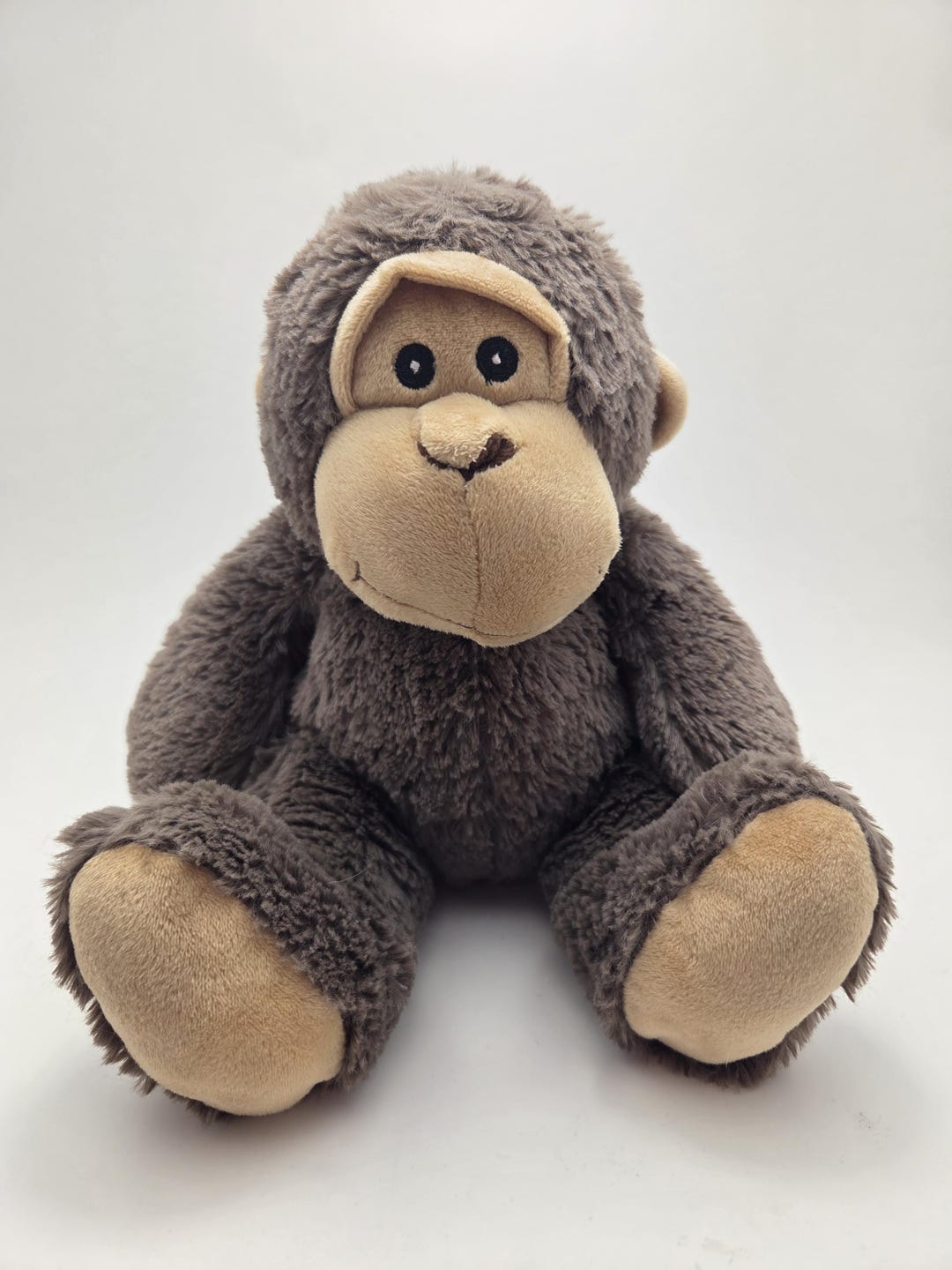 Kellytoy Brown Monkey Rattle Plush Stuffed Animal Rattle SOFT (10 Inch ...