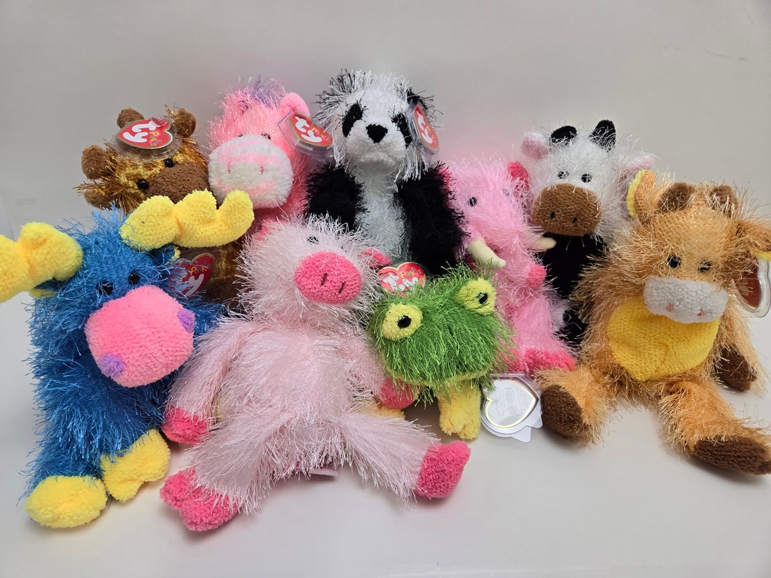 Ty Punkies MISC Animals Beanie Babies (6 Inch) Vintage Beanies - Etsy