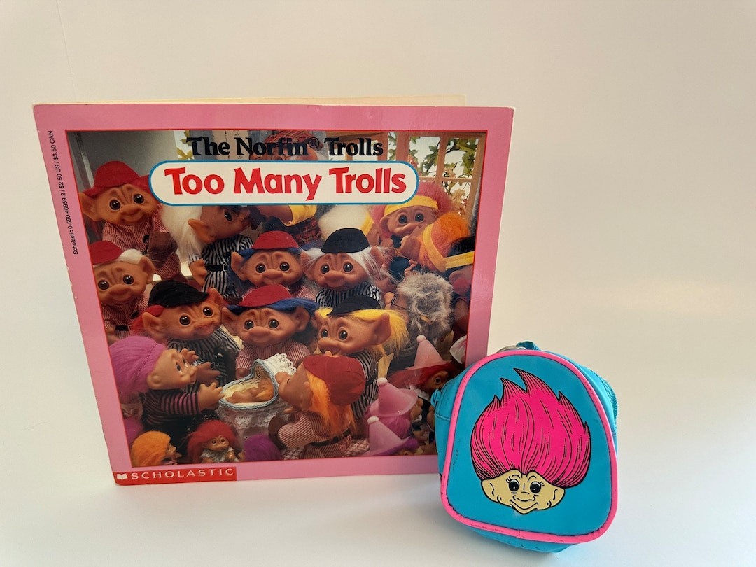 Vintage Too Many Trolls Book With Troll Backpack, Used Condition - Etsy