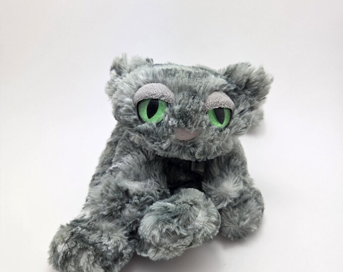 Manhattan Toy Company Lavish Lanky Cat Gray Plush Soft Floppy ...