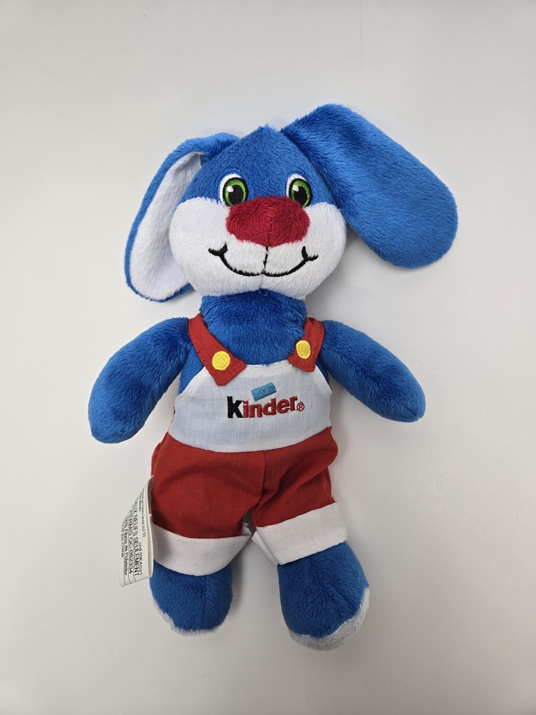 Kinder Blue Bunny Plush With No Tag, Bunny Stuffed Animal 8 Inch - Etsy