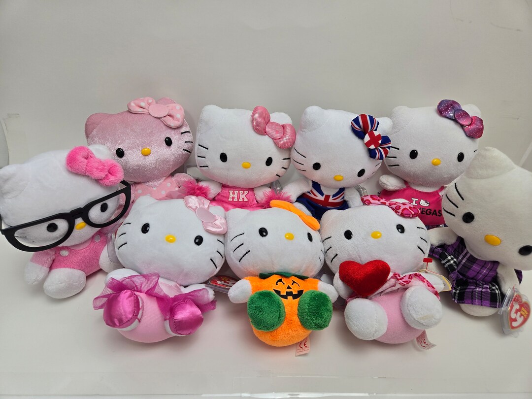 Ty Beanie Baby Hello Kitty - Hello Kitty Beanie Babies - Vintage 2000s ...