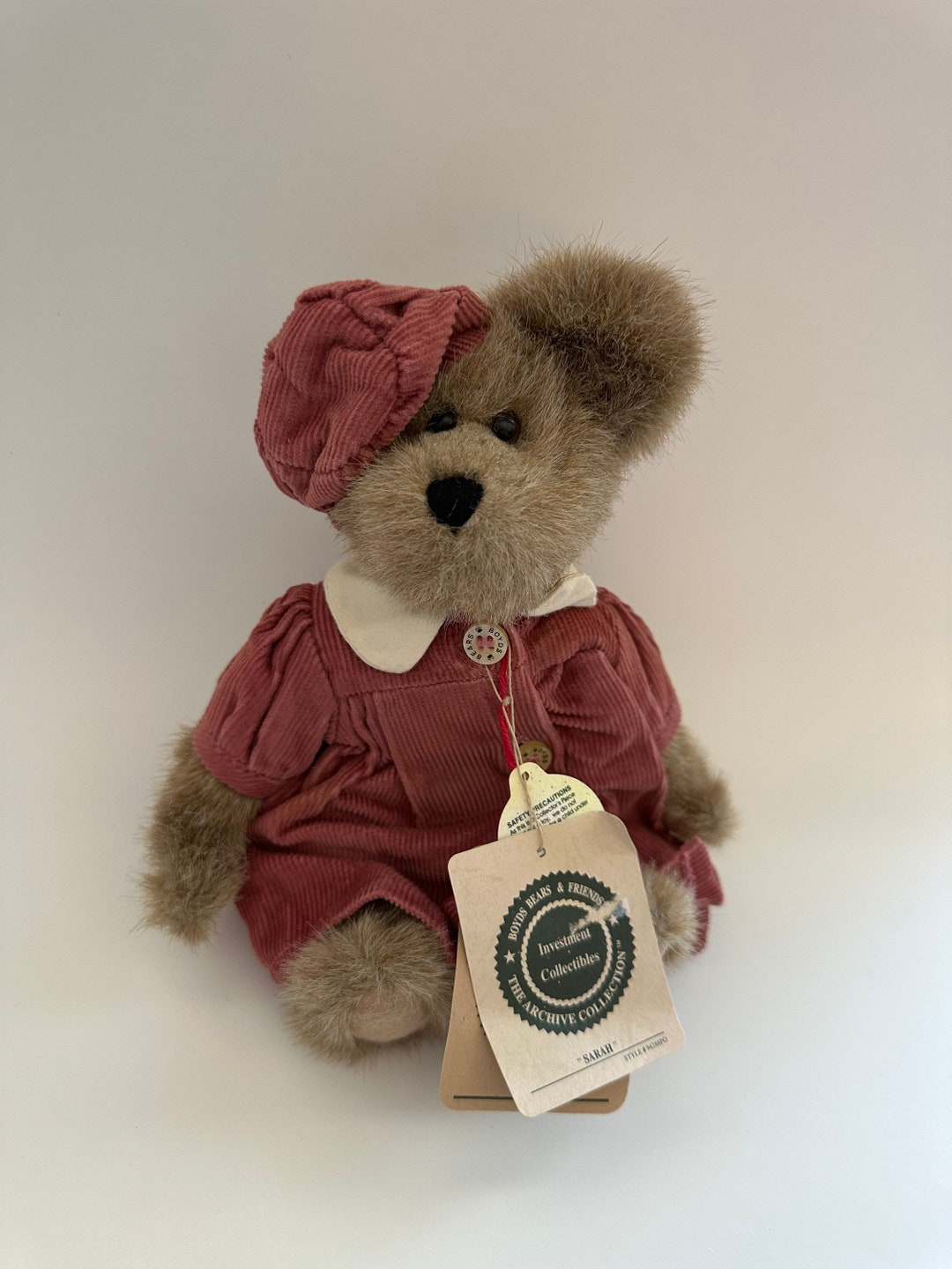 Boyds Bear Collection Sarah the Bear, Vintage Collectible Bear ...