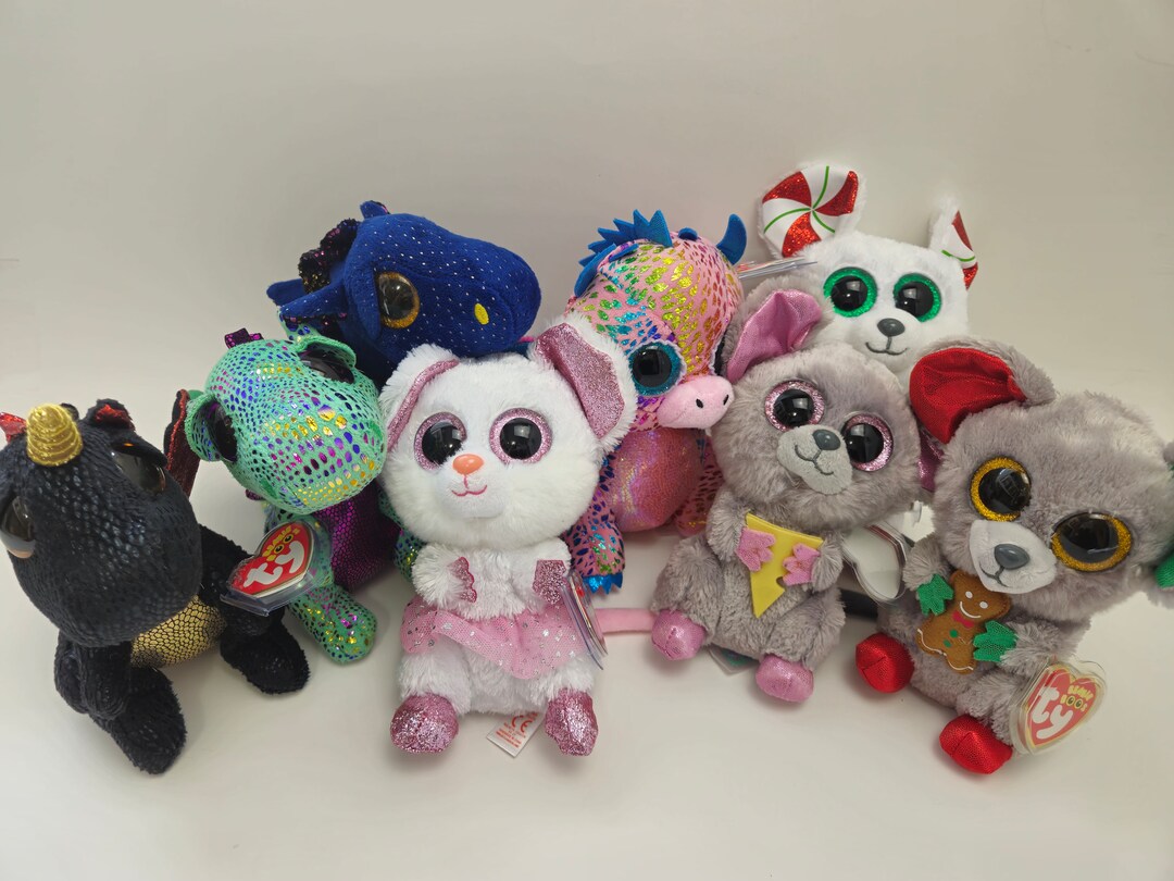 Ty Beanie Boo Mice and Dragons - Bargain Beanie Boos (6 Inch) Vintage ...
