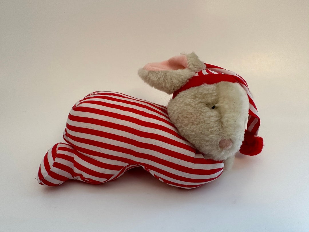 Russ “peppermint” the Sleeping Mouse in Red Striped Pyjamas and Night ...