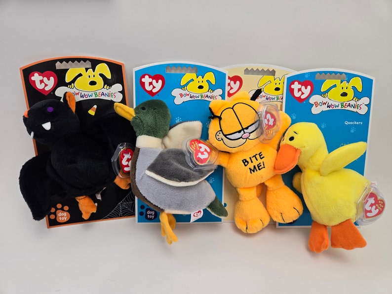 Ty Bow Wow Beanies - New in Box Dog Toy Squeaker Animals (5 Inch ...