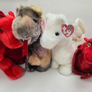 Ty Beanie Buddies - Dragons - Ty Beanie Buddy (12 Inch) Vintage Beanies ...