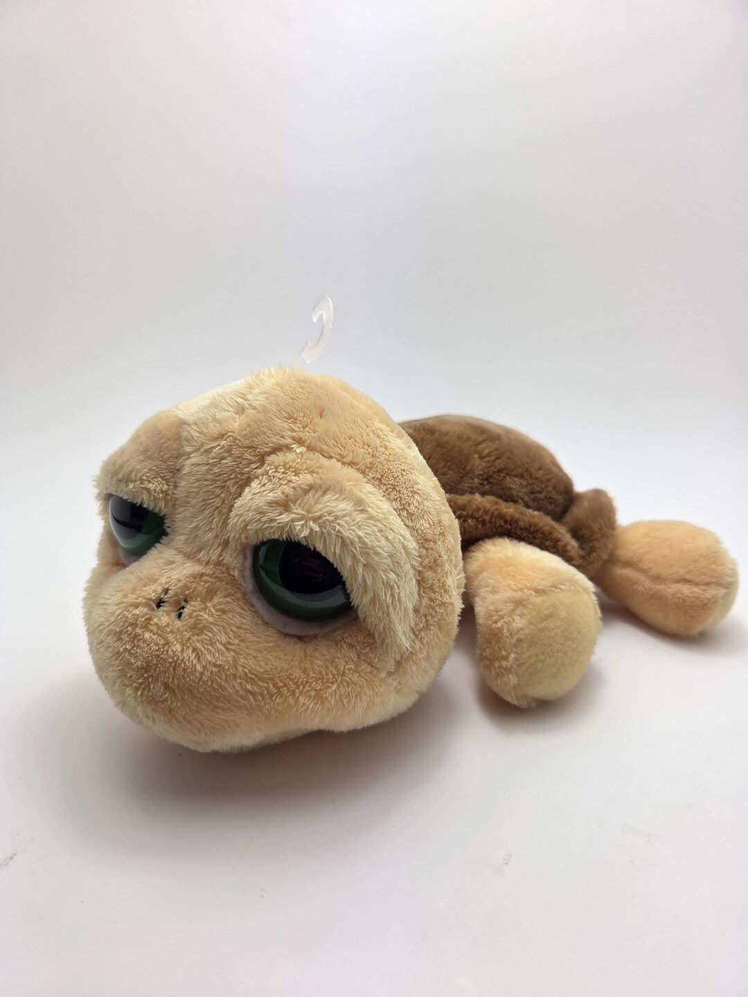Adorable Russ "shelly" the Beige Turtle Stuffed Toy With Green Eyes (8 ...