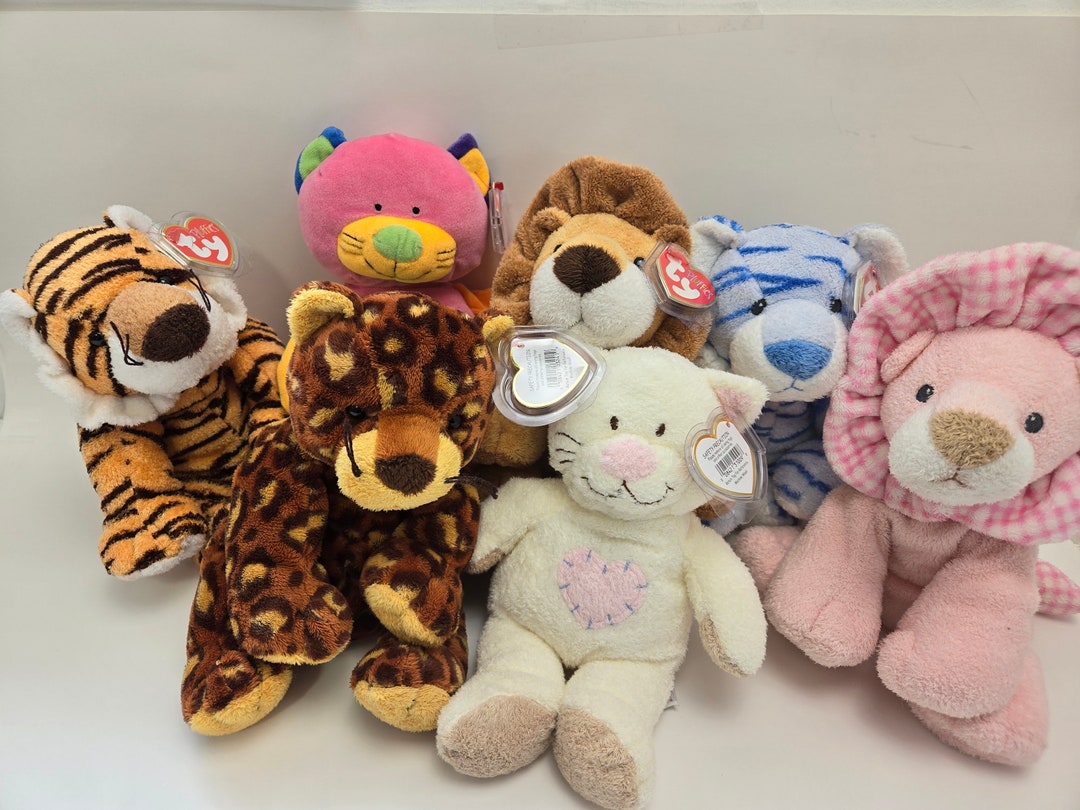 Ty Pluffies Cats - Ty Beanie Babies Pluffies Collection (6 Inch ...