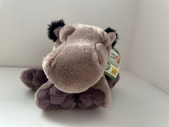 Cuddlekins Hippo Wild Republic Plush 10 Inch Etsy UK