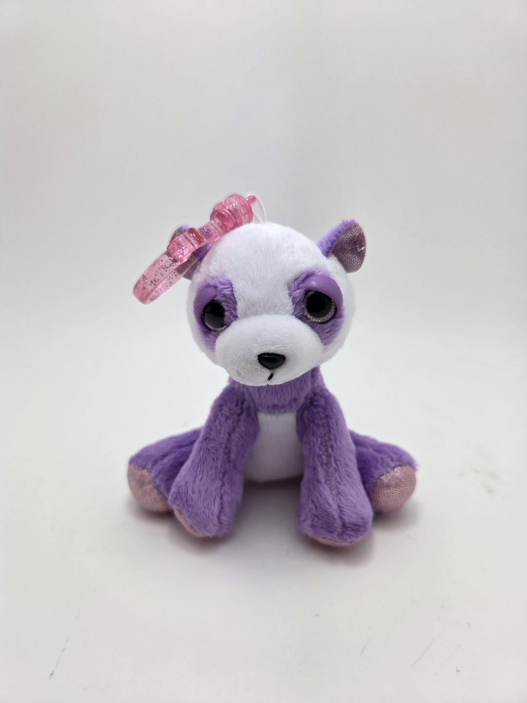Russ Lil Peepers Plush “chopstix” the Purple Panda Key Clip Plush ...
