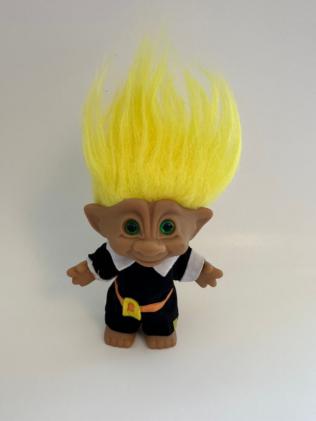 Cute Russ Troll With Yellow Hair, Good Used Condition 4 Inch - Etsy