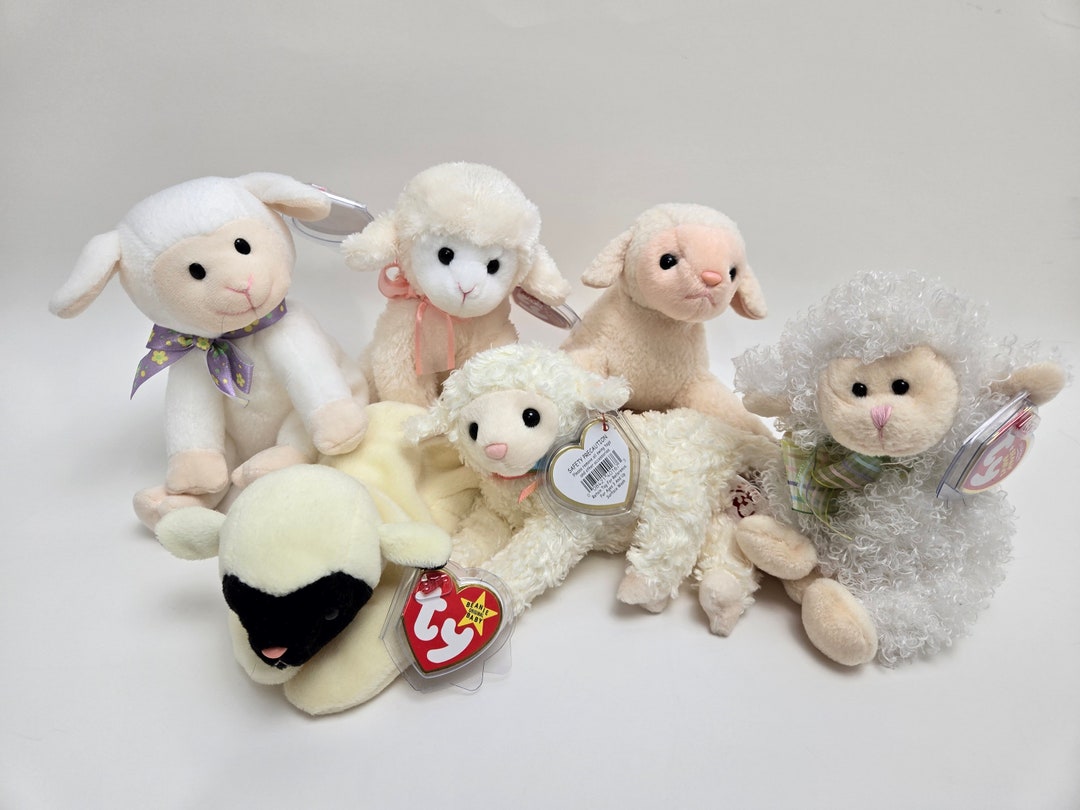 Ty Beanie Baby Lambs - Ty Beanie Babies (6 Inch) Vintage Beanies - Etsy