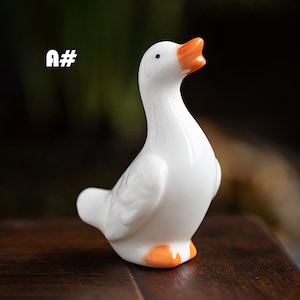 Car Accessories, Cute Handmade White Goose, Glass Ornaments, Glass ...