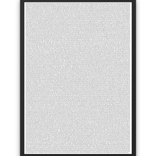 Movie Script Print - Etsy